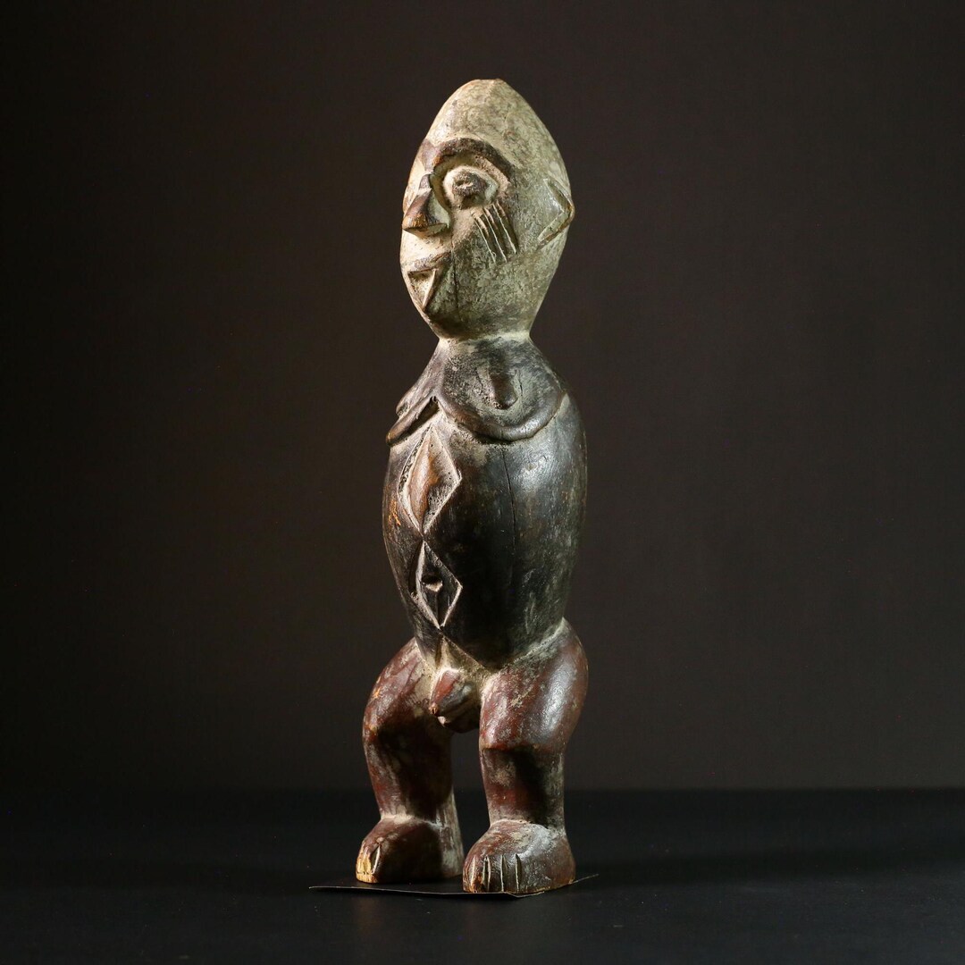 African Tribal Power Figure | Igbo Kongo Cultural Statue | Unique ...