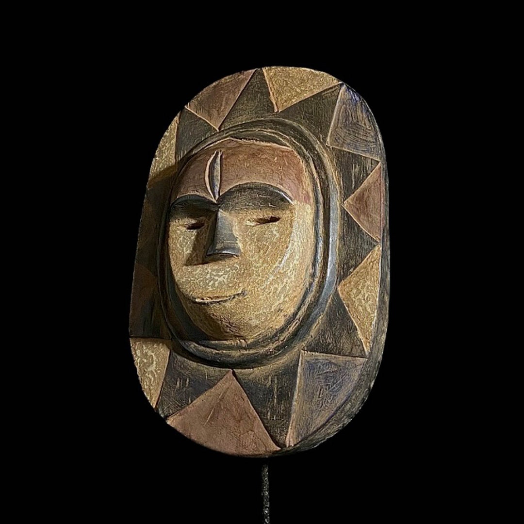 African Mask Ekpo Eket African Masks Antiques African Wooden Mask Wall ...