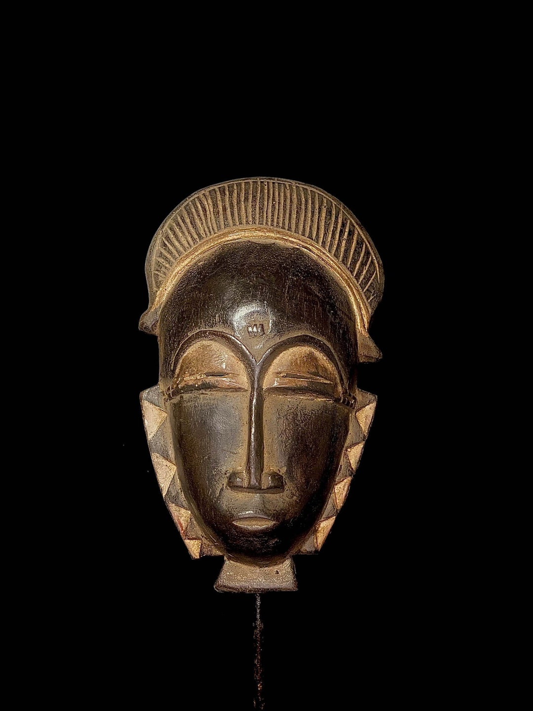 African Mask Traditional Vintage Art Tribal One Piece Home Décor ...