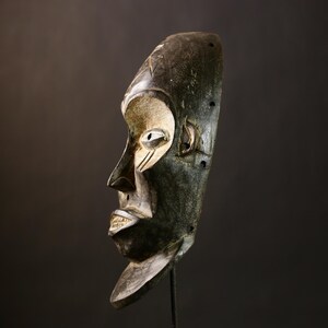 Authentic African Bayaka Tribal Mask Decorative Art Wall Hanging Unique ...