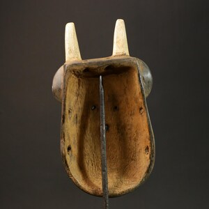 African Vintage TOMA TOMA Mask Hand-carved Baule Tribe Wall Hanging ...