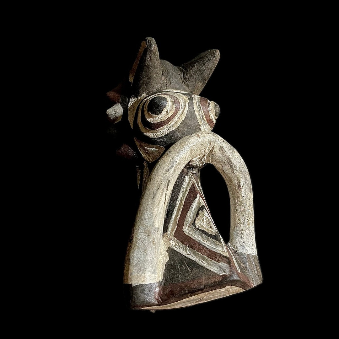 African Tribal Face Mask Wood Bwa Warthog Mask Tusk BOBO 9197 - Etsy