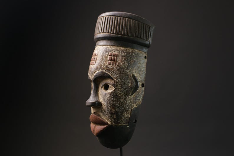 Authentic Bwami Mask: African Tribal Art Wooden Sculpture, Wall Decor ...
