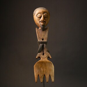 African Vintage Ifugao Wood Spoon Authentic Traditional Ceremonial Art ...