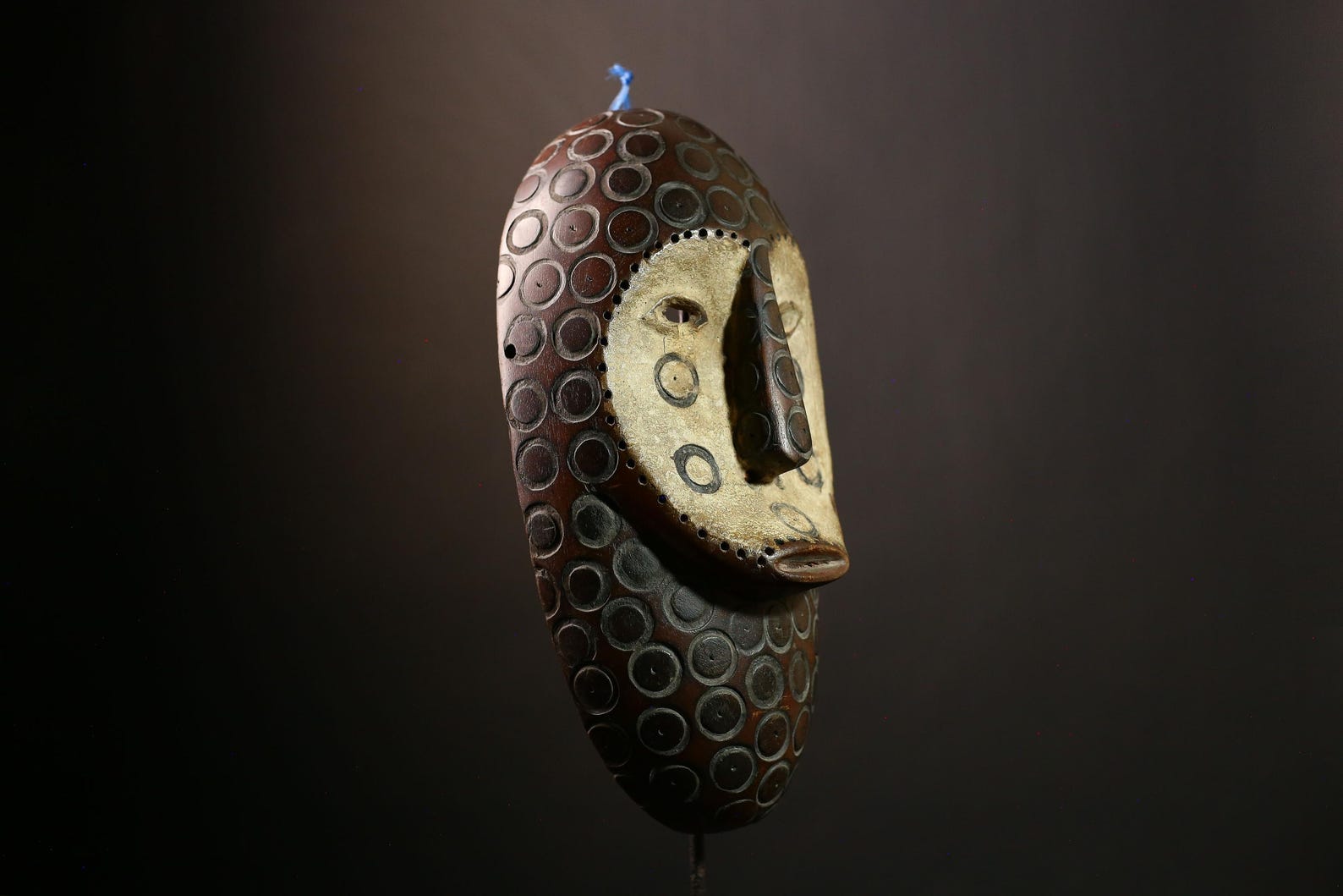 African Lega Mask: Hand Carved Wood Tribal Art - Congo-g3922 - Etsy