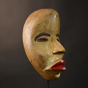 Handcrafted Wood Dan Maou Mask: Vintage African Tribal Art- G3488 - Etsy