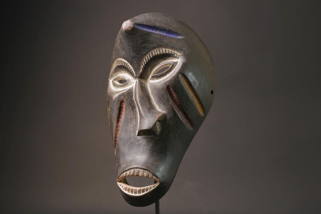 African Nigerian Igbo Wood Carved Maiden Spirit Mask IGBO Masks for ...