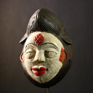 African Antique Puno Tribal Mask | Authentic Handcrafted | Wooden Wall ...