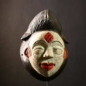 African Antique Puno Tribal Mask | Authentic Handcrafted | Wooden Wall ...
