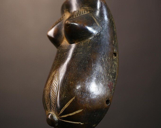 African Vintage Makonde Mask | Hand-carved Tribal Art | Unique Wall ...