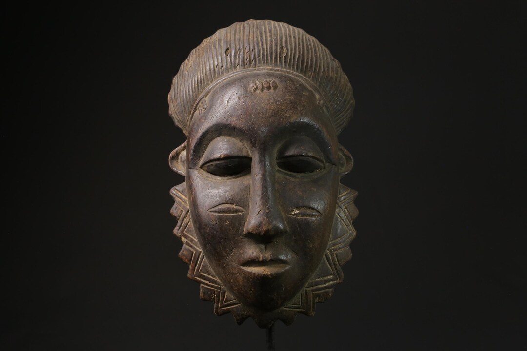 African Tribal Wood Masks Home Décor Antique Tribal Guro Tribe African ...