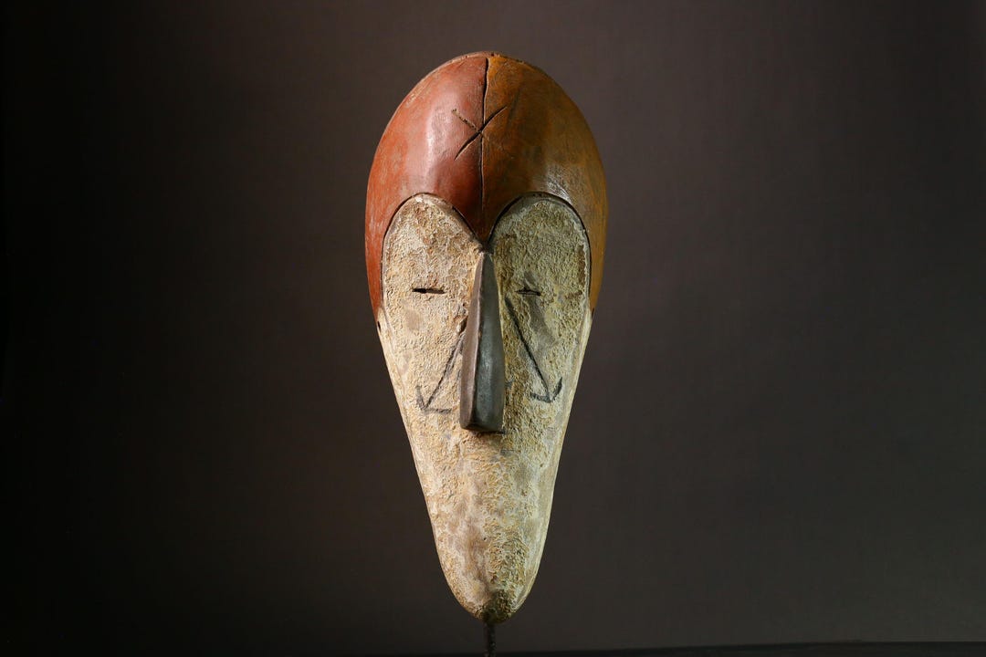 African Mask Fang Mask Authentic Fang Ngil Mask African Tribal Wall Art ...