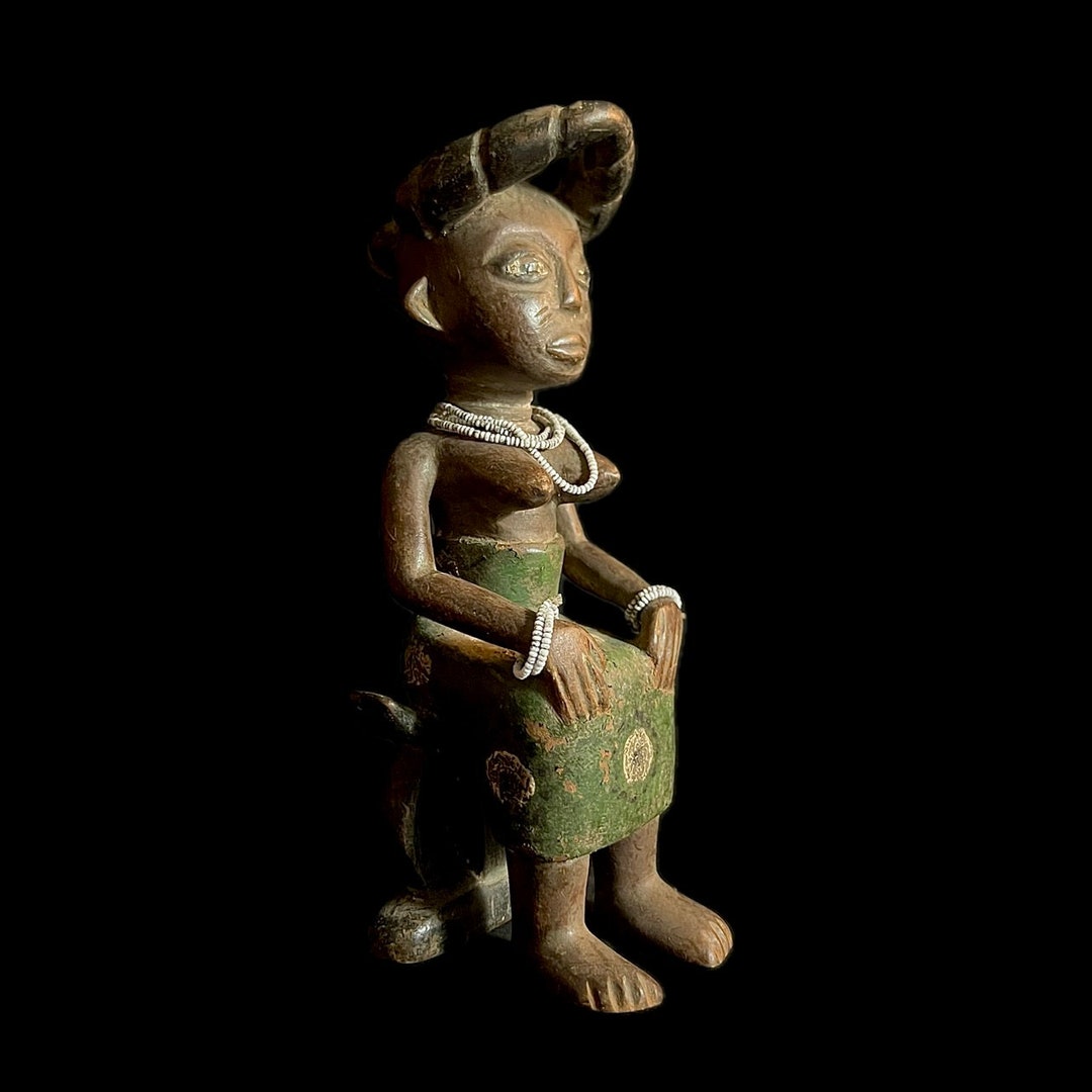 African Statue Tribal Sculptures Figure Carved Statue Yoruba Shango ...