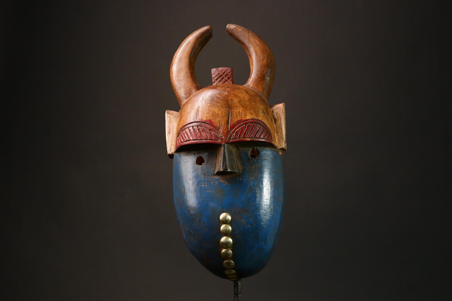 Vintage African Antique Masks GURO Toma Landai Tribal Ceremonial Face ...