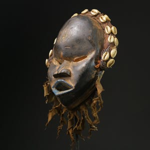 African Tribal Dan Mask Wall Mask Traditional Art Tribal Piece Home ...