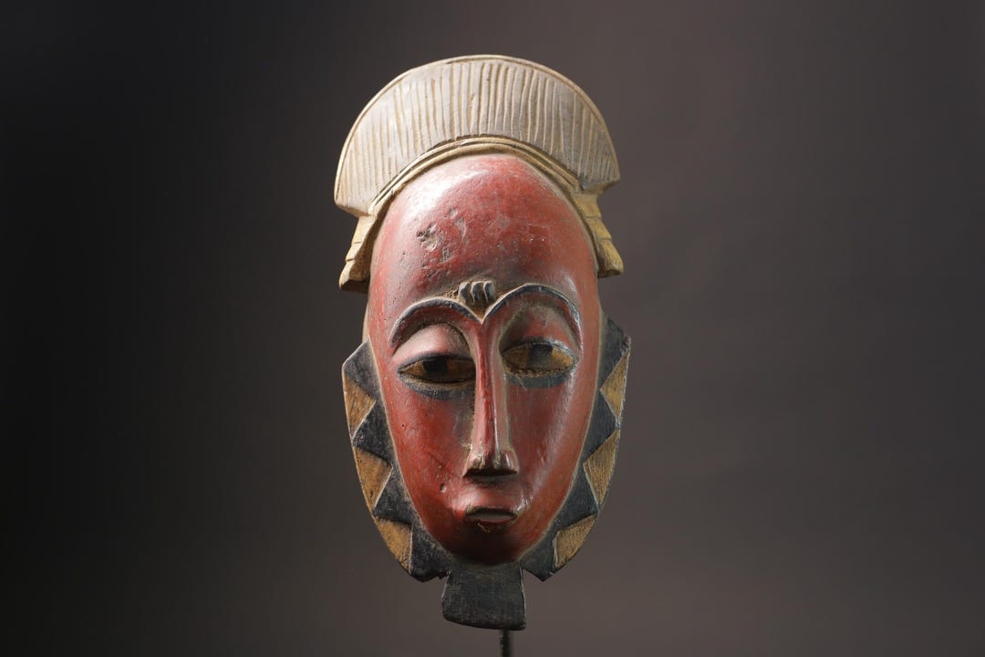 African Mask Vintage African Gouro Mask Home Décor Mask African Mask ...