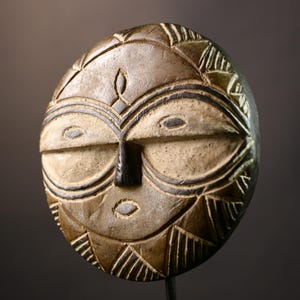 Exquisite African Bwa Sun Mask Symbolic Cultural Artifact for Home ...
