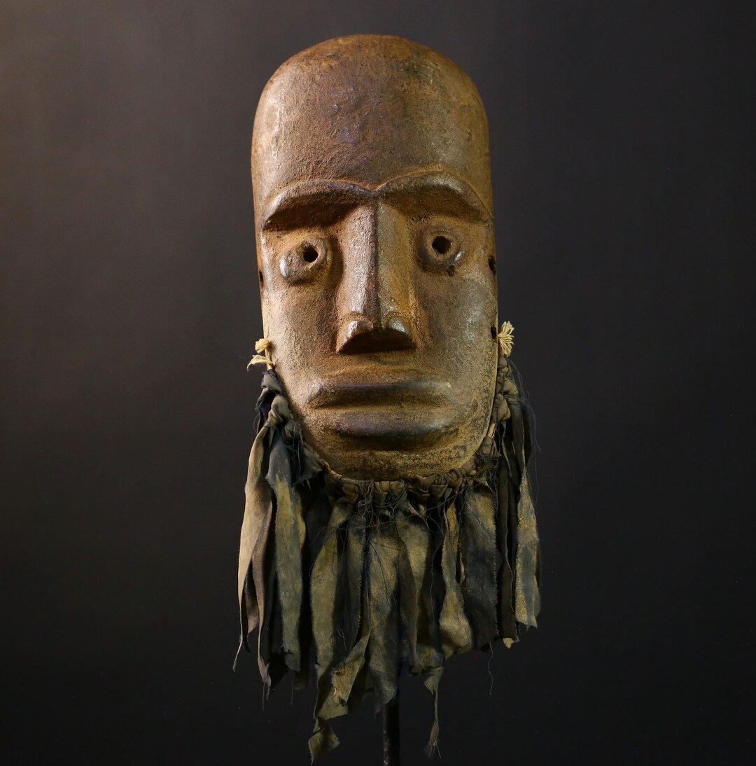 Vintage Dan Gio African Mask | Hand-carved Tribal Wall Art | Unique ...