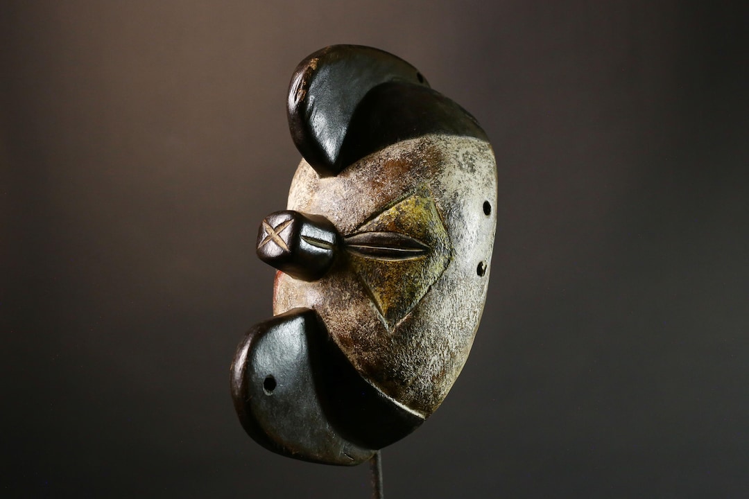 Authentic African Bembe Mask Tribal Ceremonial Traditions Handcrafted ...
