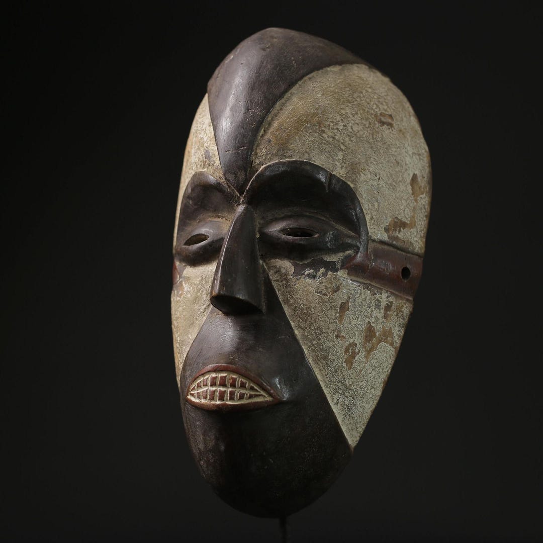 African Mask | Antiques Tribal Face | Vintage Decor Mask | Unique Wall ...
