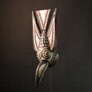 Captivating African Bobo Bird Mask Unique Tribal Art Decor for Cultural ...