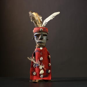 African Nkisi Nkondi Figure | Handcrafted Power Figure | Unique Tribal ...