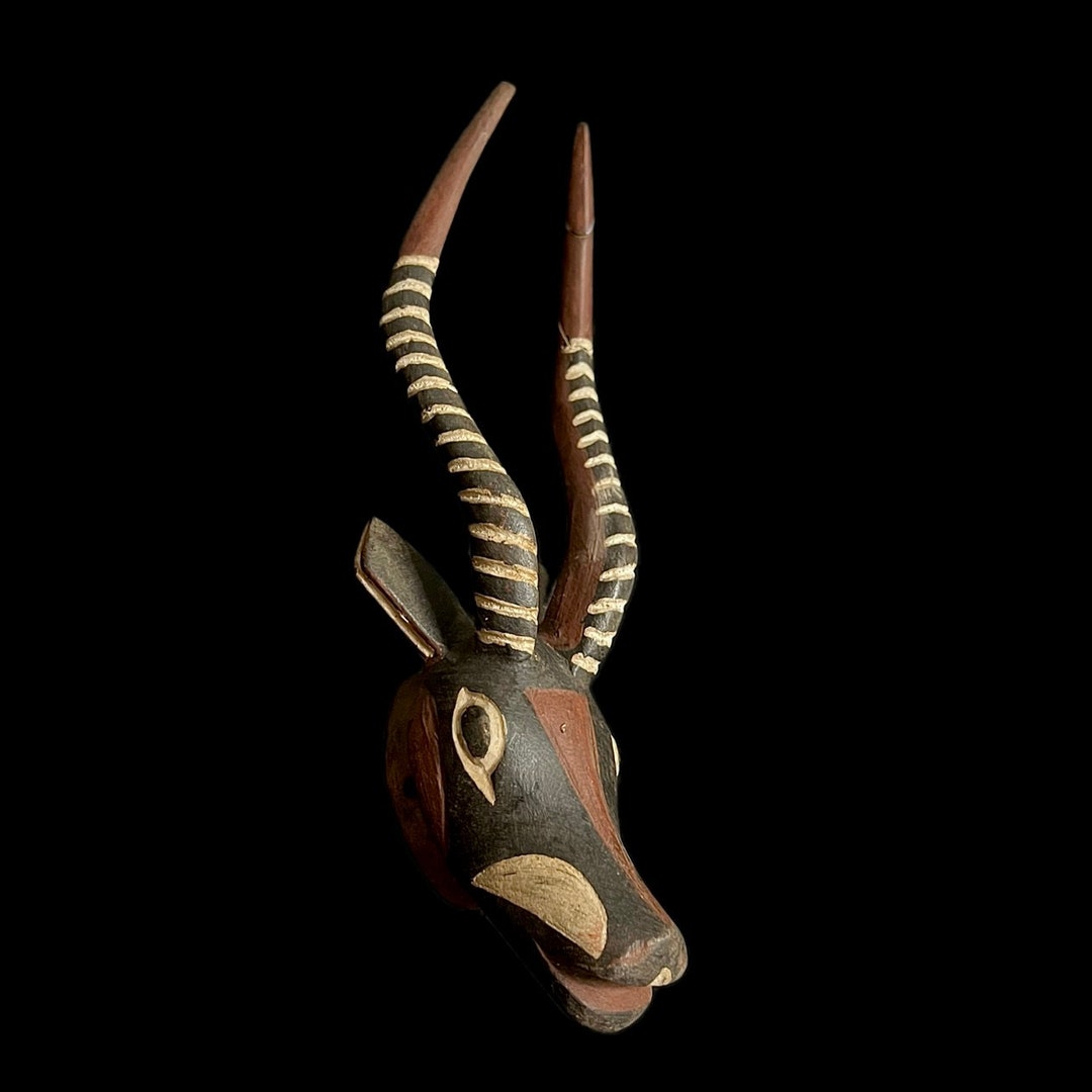 African Mask Bobo Antelope Dance Mask Handmade Antelope Mask Hand ...