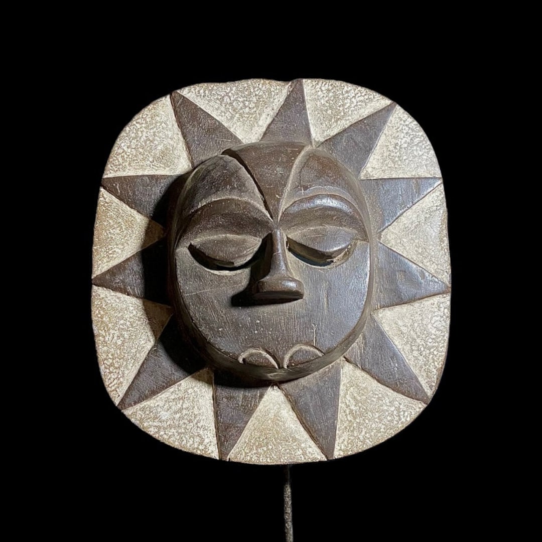 African Masks Antiques Tribal Face Vintage Wood AND Hand - Etsy