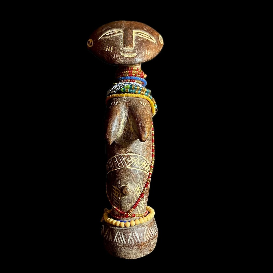 African Sculpture Tribal Art Wooden Carved Statue Tribal Wall Tribal ...
