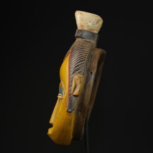 African Mask From the Guru Tribe Art Vintage Baule Mask Wall Tribal ...