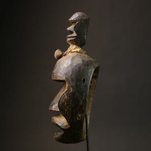 Hand Carved African Dan We Mask: Tribal Wooden Wall Art-g1603 - Etsy