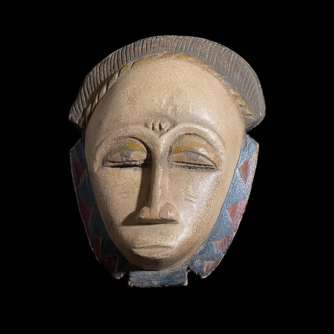 African Antique Wall Mask Traditional Masque Vintage Art - Etsy