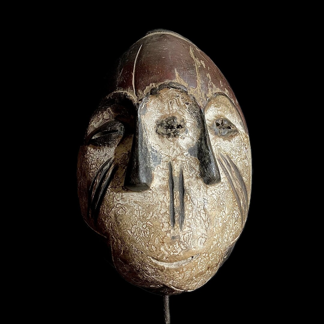 African Mask Traditional Vintage Art Tribal One Piece Home Décor ...