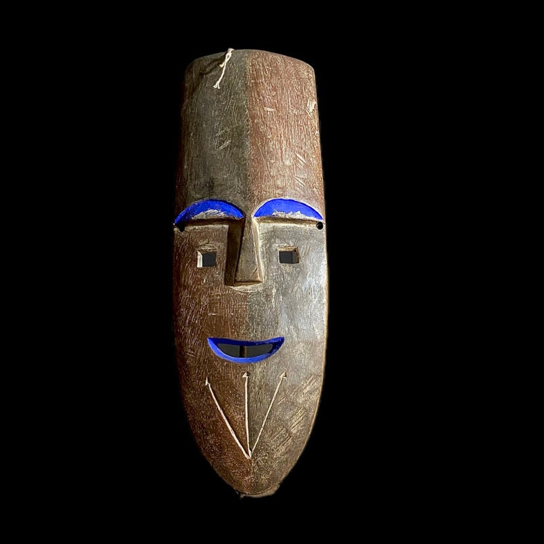 African Mask Traditional Vintage Art Tribal One Piece Home Décor ...