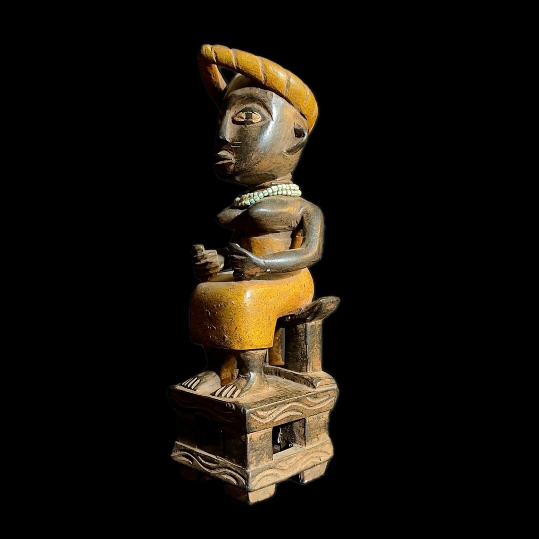 African Sculpture Tribal Art Wooden Carved Statue Sculpture Tribal ...