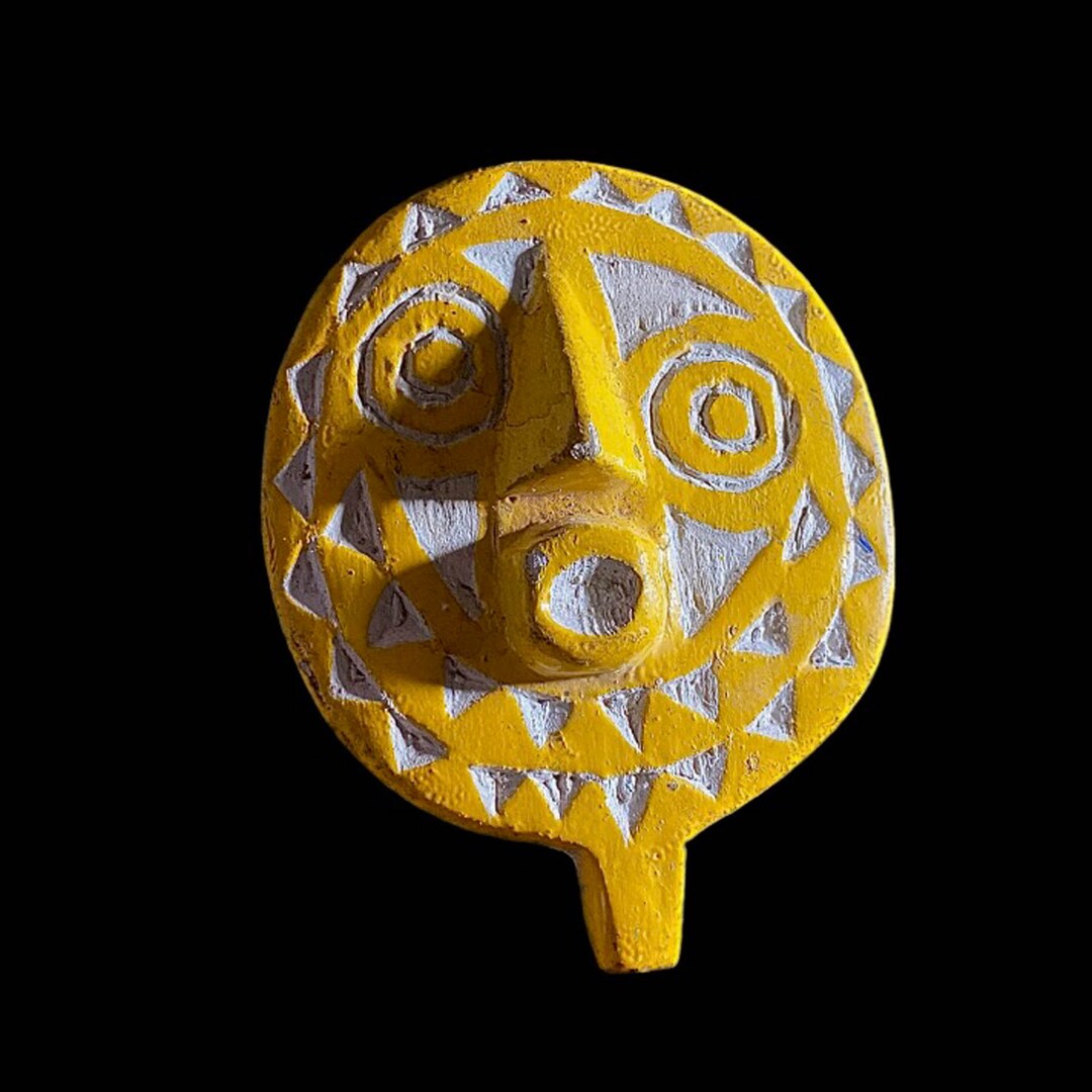 African Tribal Mask | Solar Mask Bwa Mossi | Handcrafted Wood Art ...