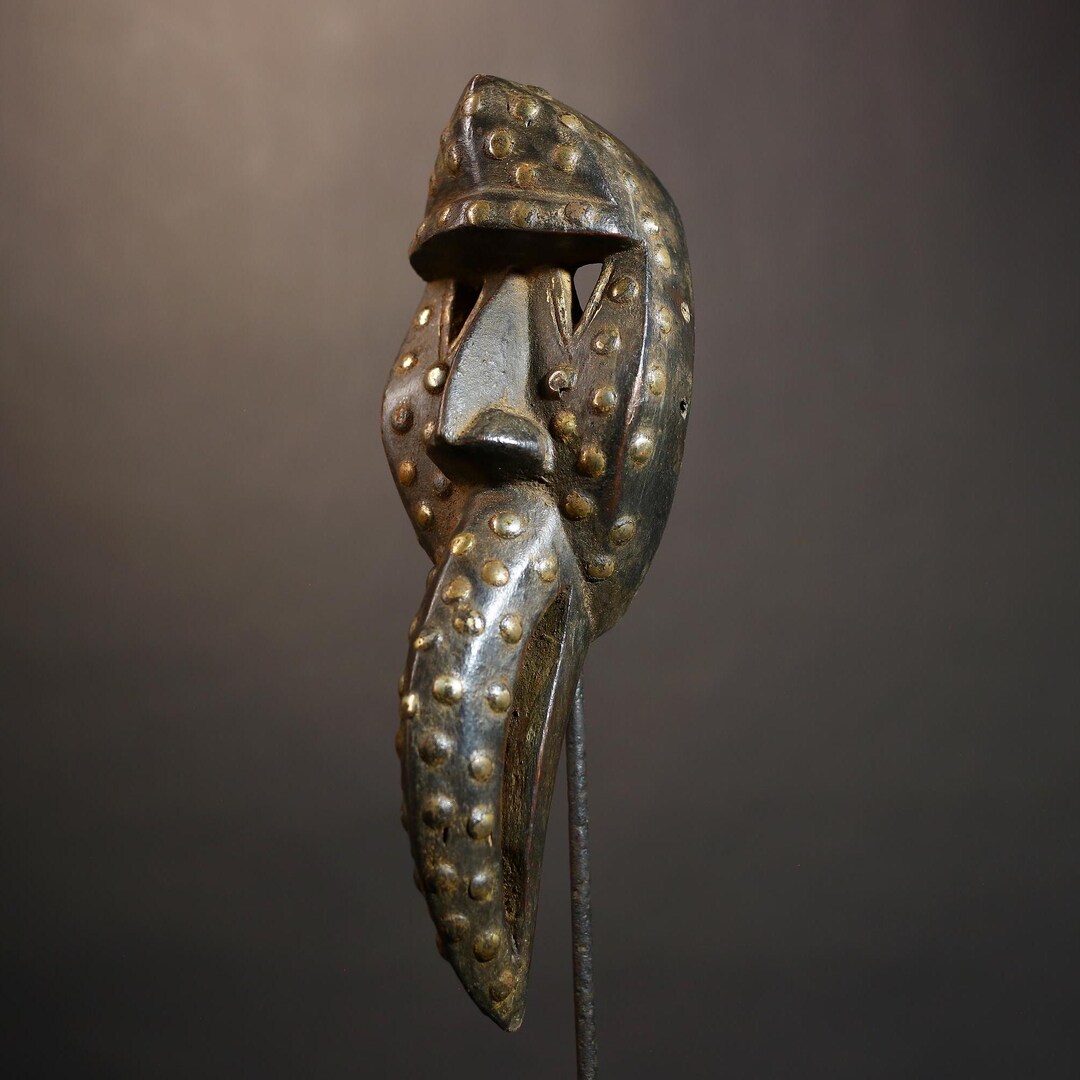 Antique Dan Bird Mask | Unique Wooden Art From Liberia | African Decor ...