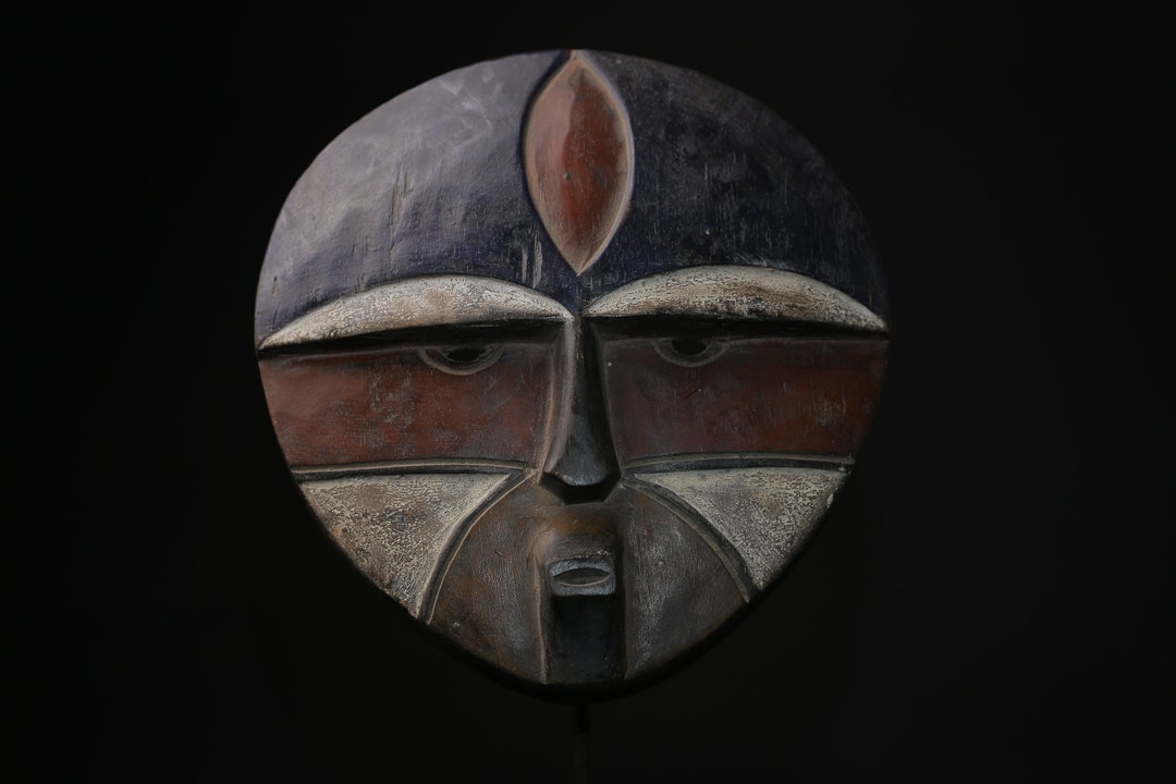 African Masks BEGA Mask Carved Vintage Wall Hanging Primitive Art Masks ...