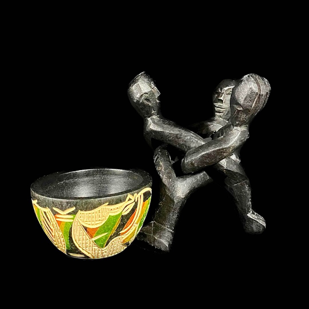 African Sculpture Tribal Art Wooden Carved Statue Tribal Wood African ...