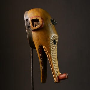 African Senufo Firespitter Helmet Mask 20th Century Tribal Art ...