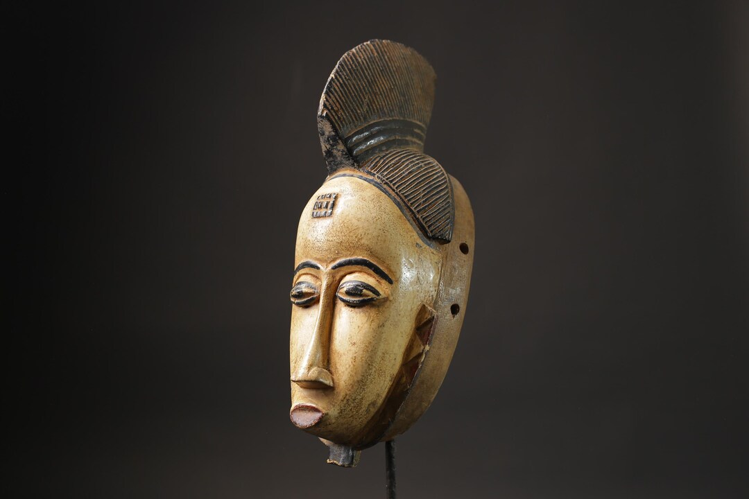 African Mask Baule Antique African Masks Wall Hanging Antiques ...