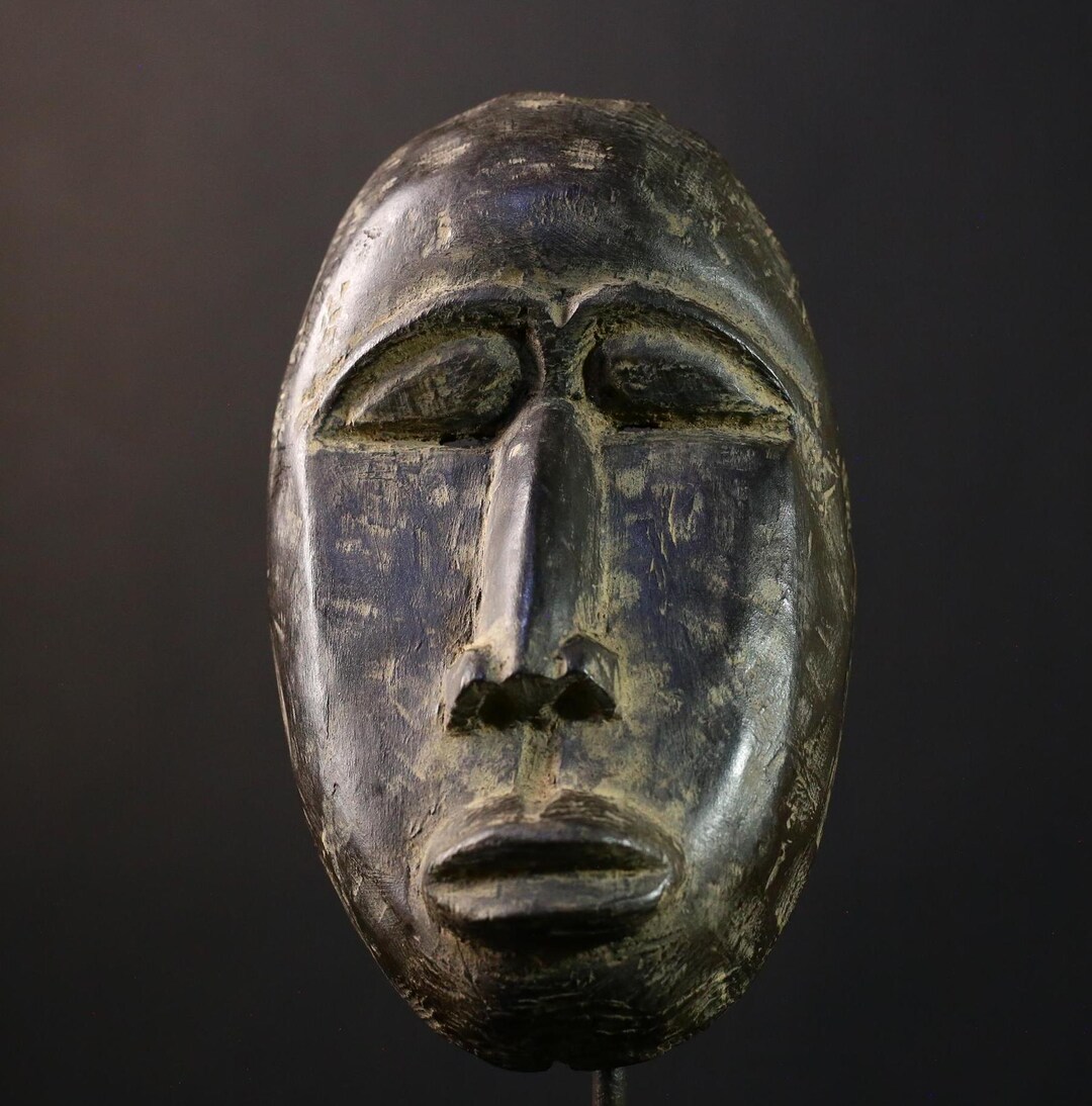 Hand-carved Tribal Dan Crane Mask | Unique Wooden African Collectible ...