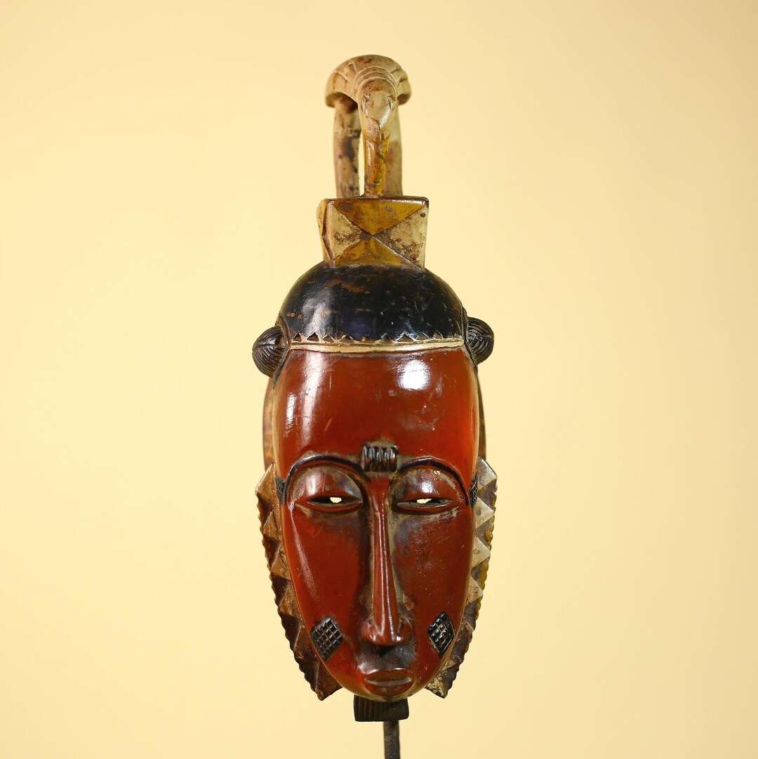 Rare African Baule Mask Wooden African Art Tribal Wall Art Vintage ...