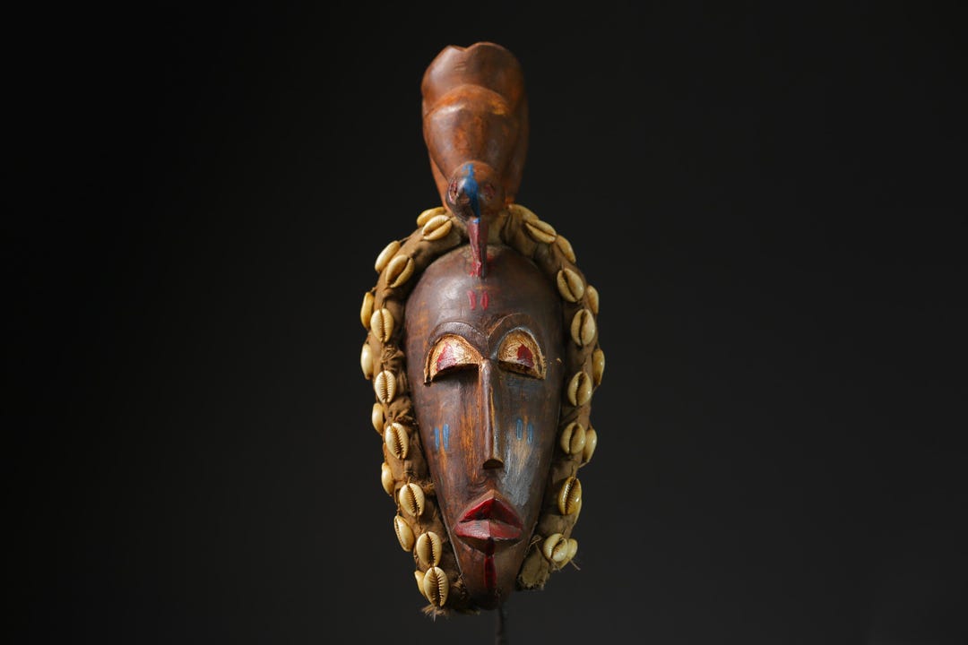 African Wooden Mask Dan Liberia Mask Art Handmade Collectibles Masks ...