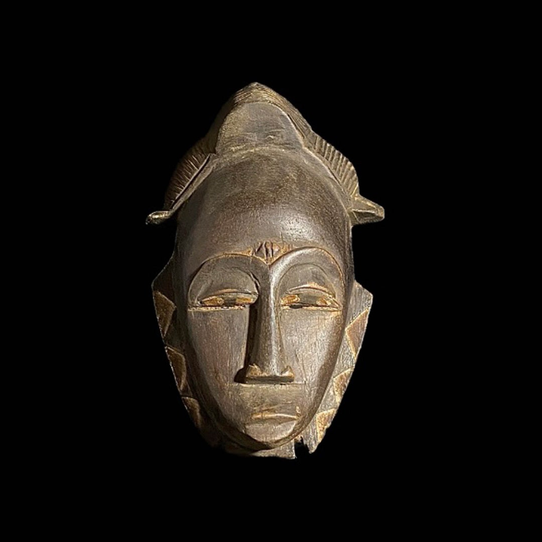 African Mask African Yoruba Mask Hand Carved Wooden Wall Décor Tribe ...