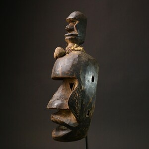 Hand Carved African Dan We Mask: Tribal Wooden Wall Art-g1603 - Etsy