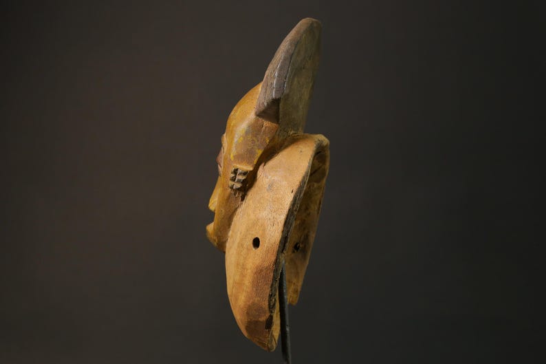 Vintage African Guro Baule Mask: Hand-carved Tribal Wood Art-7504 - Etsy