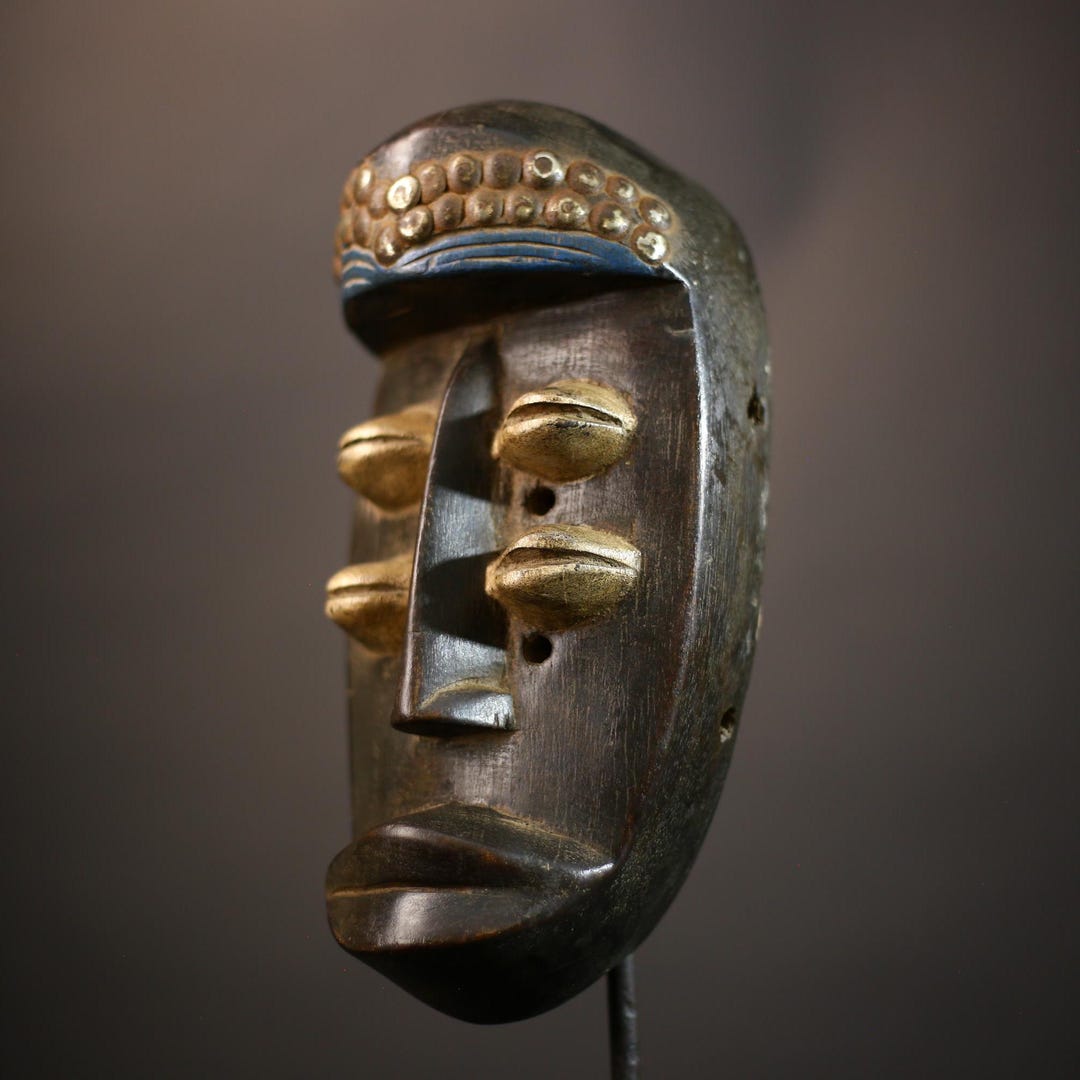 African Grebo Mask | Hand Carved Wooden Art | Unique Tribal Decor ...