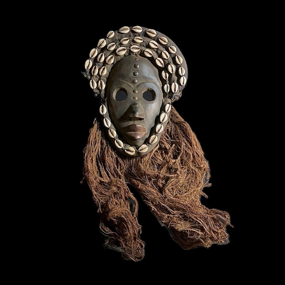 African Mask Traditional Vintage Art Tribal One Piece Home Décor Wall ...