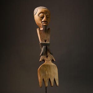 African Vintage Ifugao Wood Spoon Authentic Traditional Ceremonial Art ...